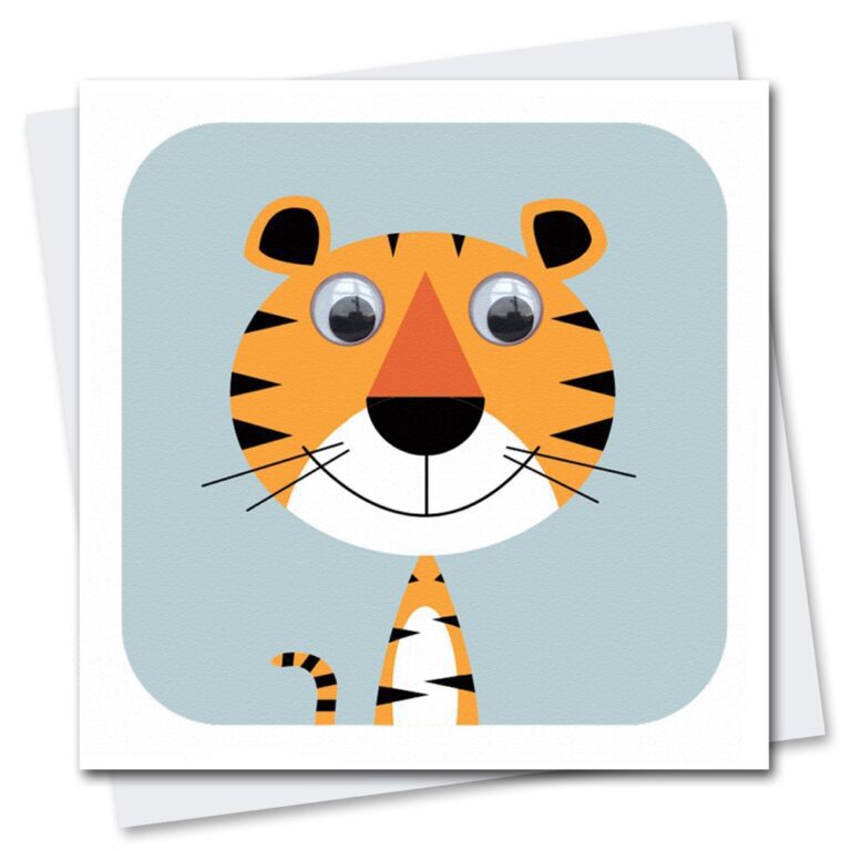 Personalised Children's Tiger Clock - Stripey Cats