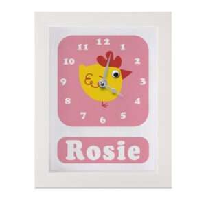 Personalised Children's Clock - Bee - Stripey Cats